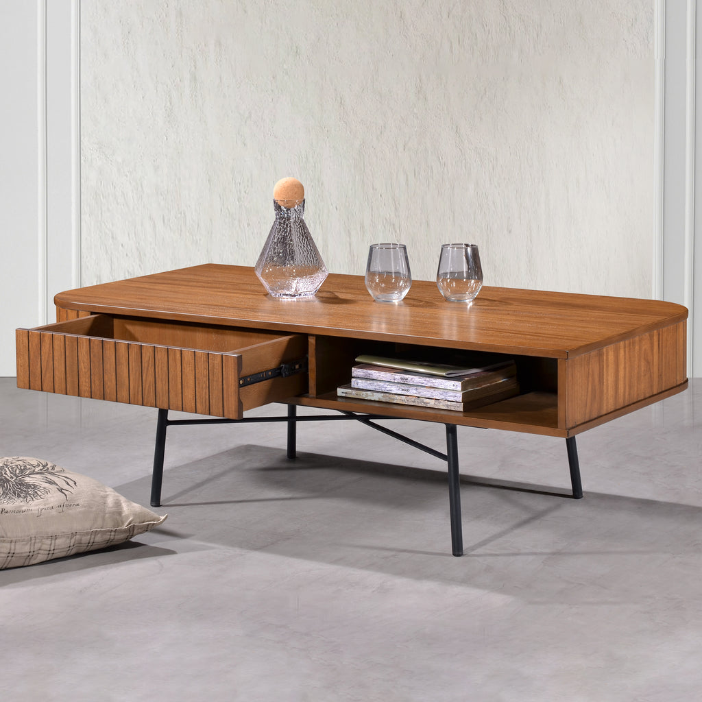 Criterion Albany Coffee Table 1200mm Semi-Assembled, Powder Coated Ste ...