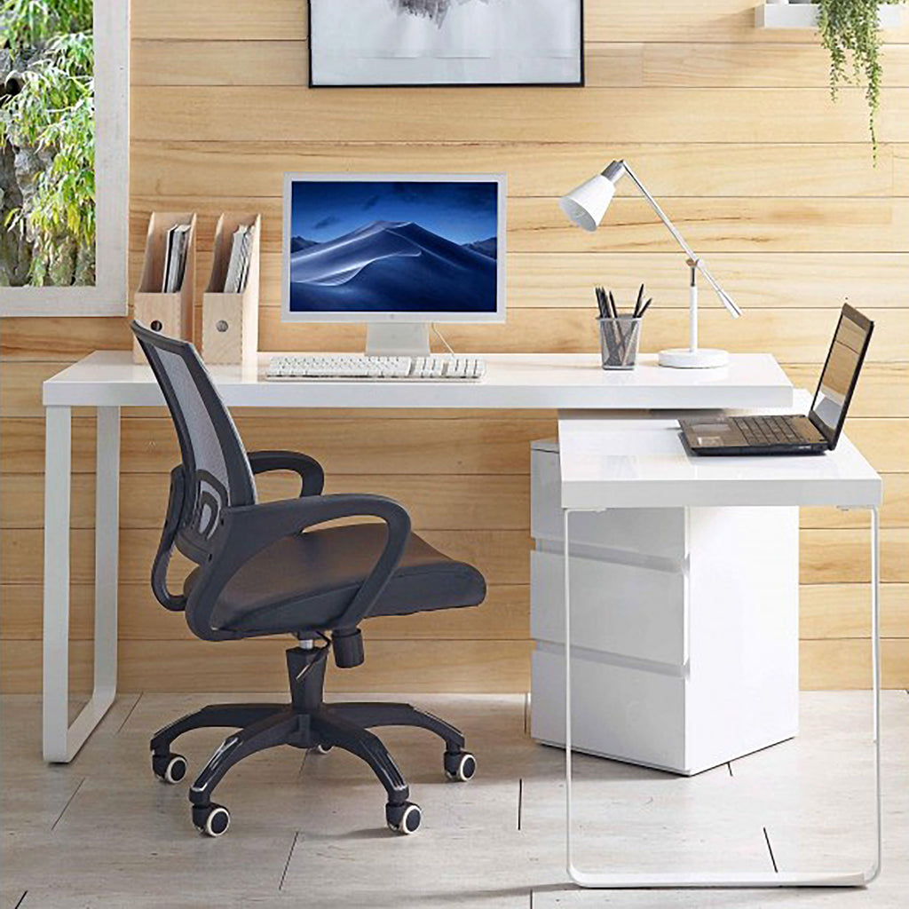 Criterion Vibe Desk Adjustable Return/Desk 1500mm White – Criterion.com.au
