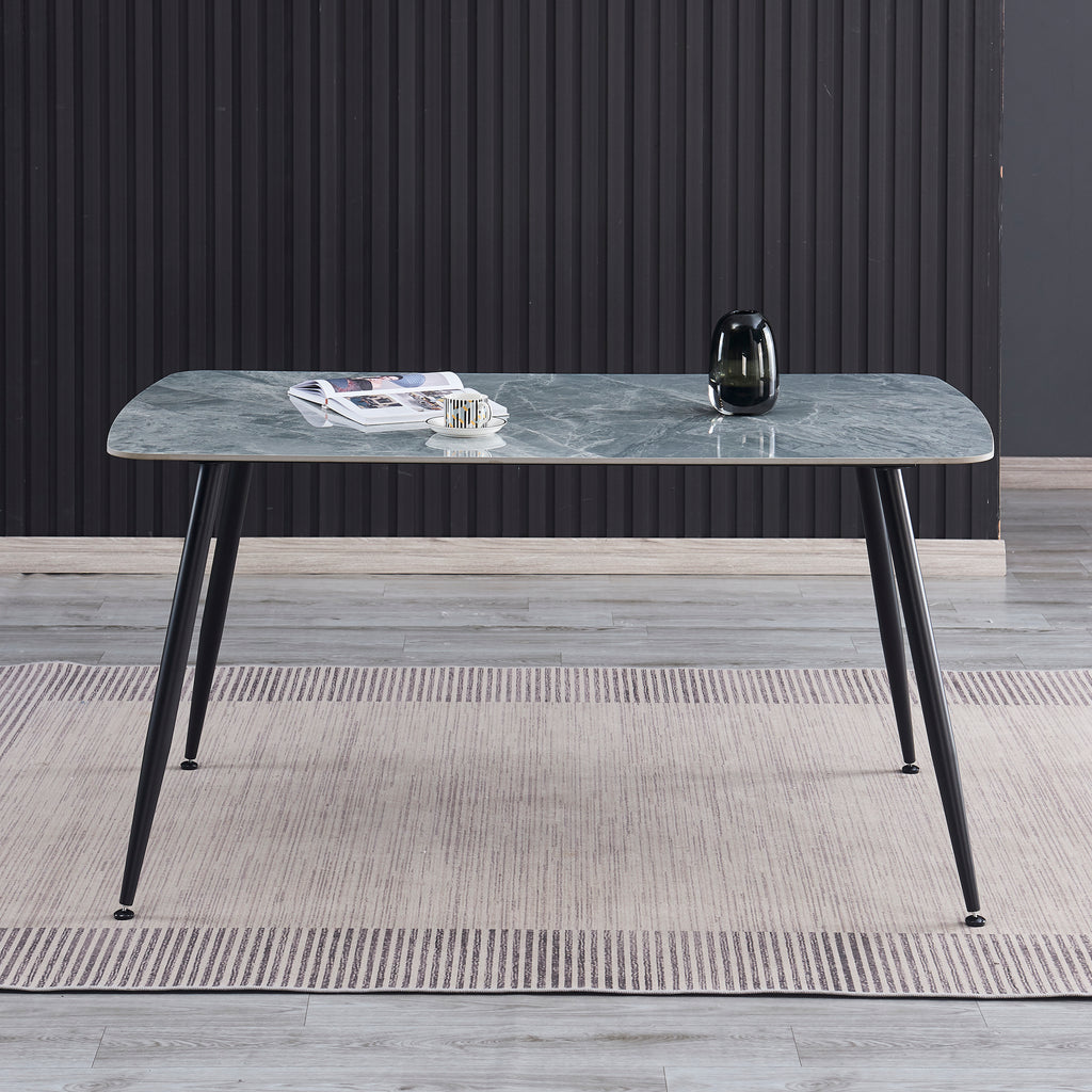 Criterion Tempo Dining Table 1500mm Mid Grey Sintered Stone – Criterion.com.au